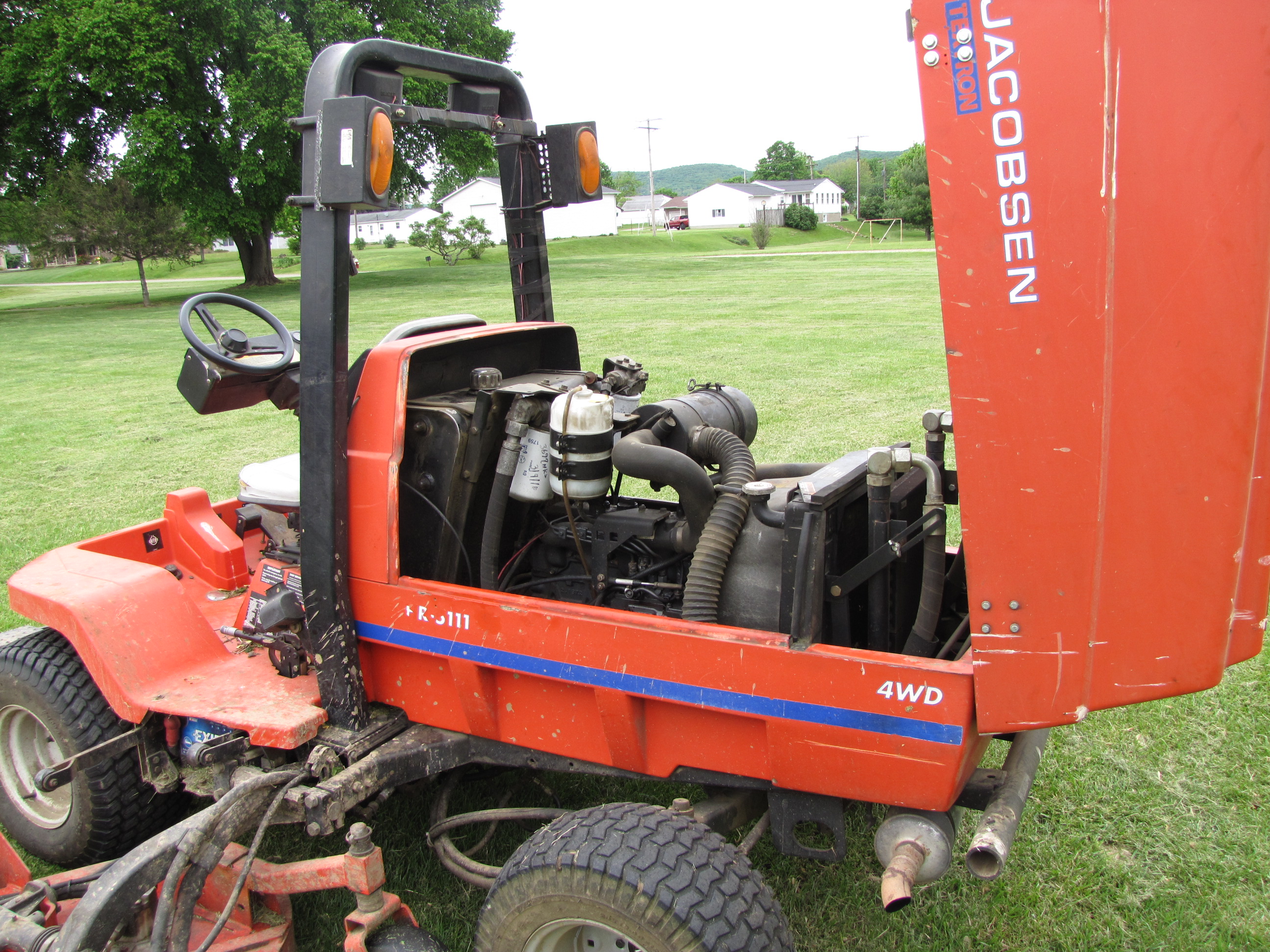 Jacobsen HR5111 Rough Mower, diesel, 4wd, 4,387 hrs, 3-gang rotary ...