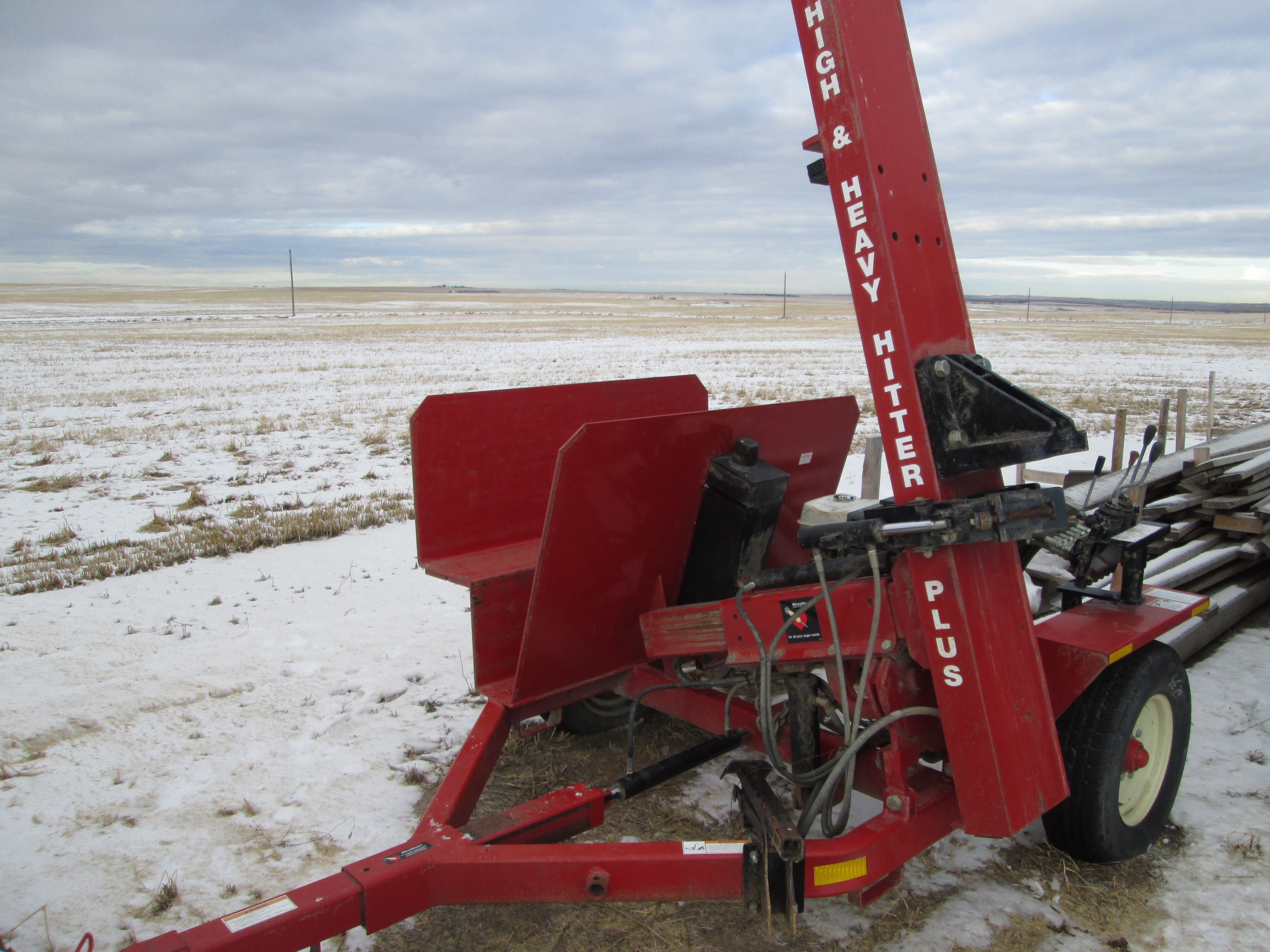 Wheatheart Heavy Hitter post pounder, 13hp, hugger, S/N 205907