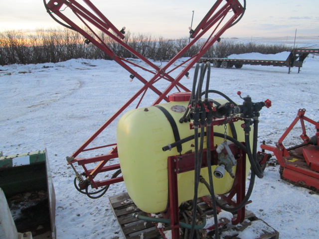 25' Hardi 3-pt sprayer, 80 gal