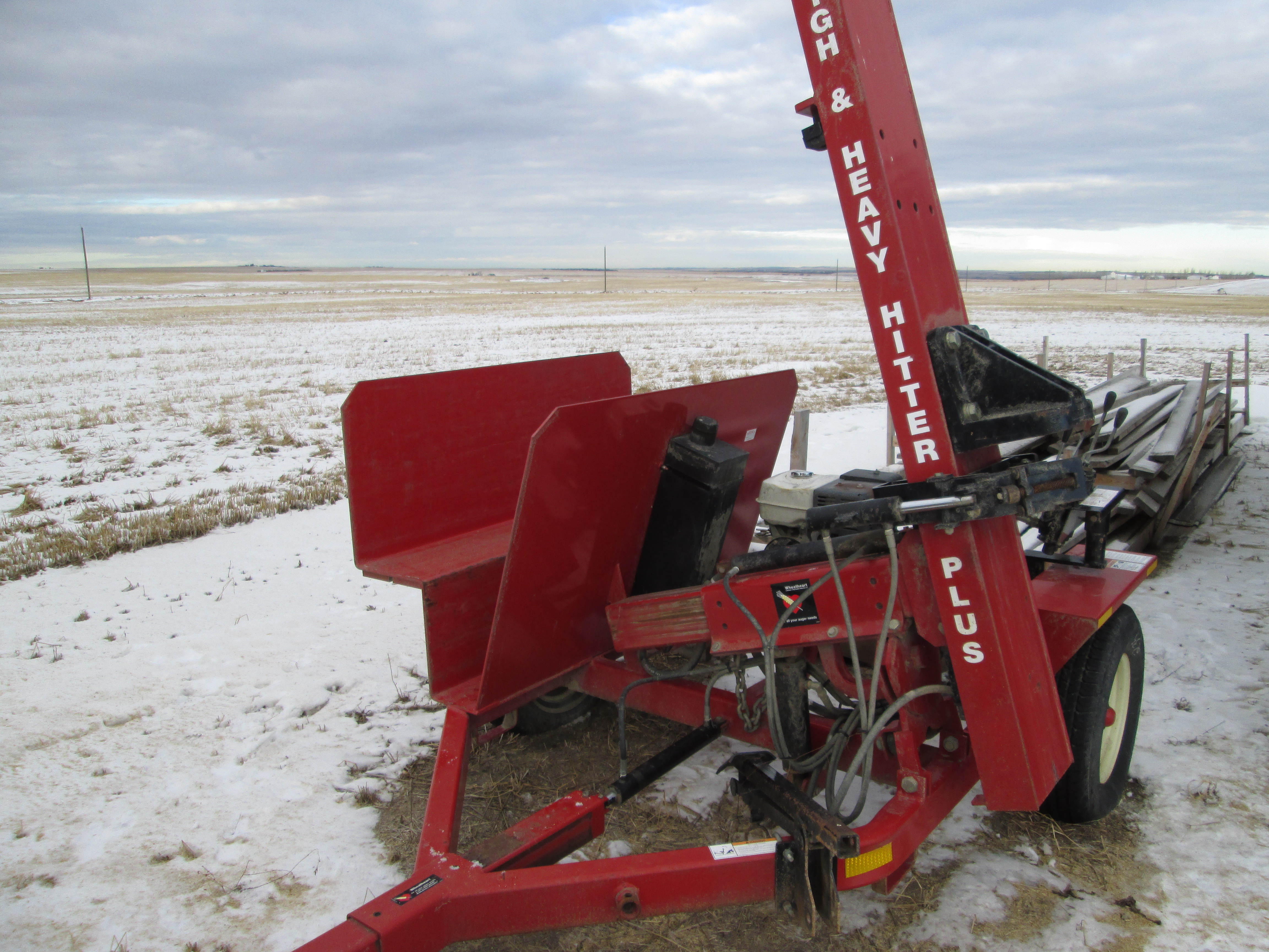 Wheatheart Heavy Hitter post pounder, 13hp, hugger, S/N 205907