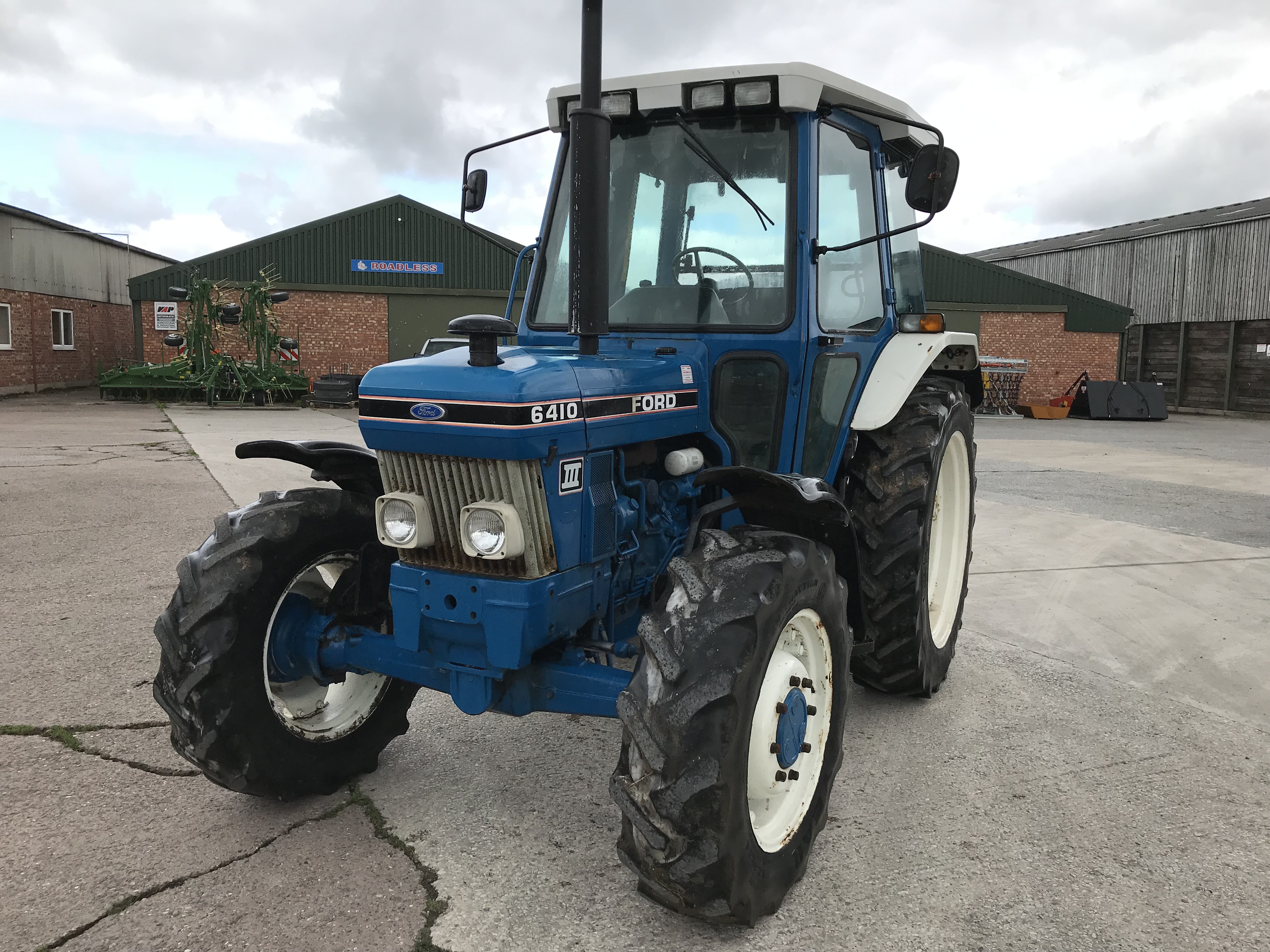 1990 Ford 6410 4wd Tractor, Super Q Cab