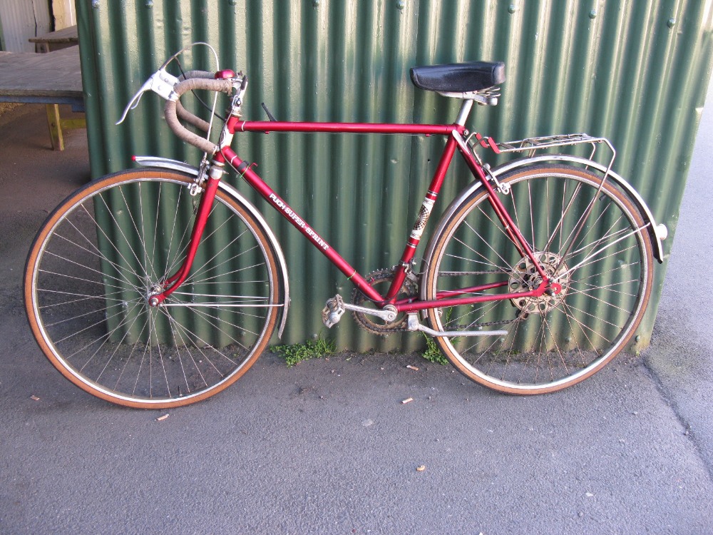 Puch Super Sprint, a 1970's 10 gear racing bike in red livery with ...