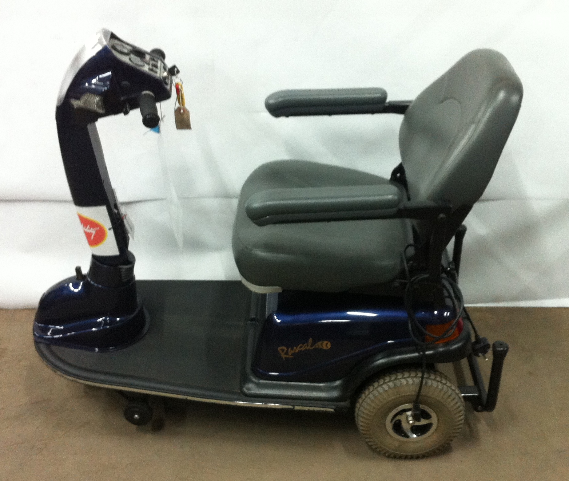 Rascal 600T 3 wheel mobility scooter with interchangeable front ...