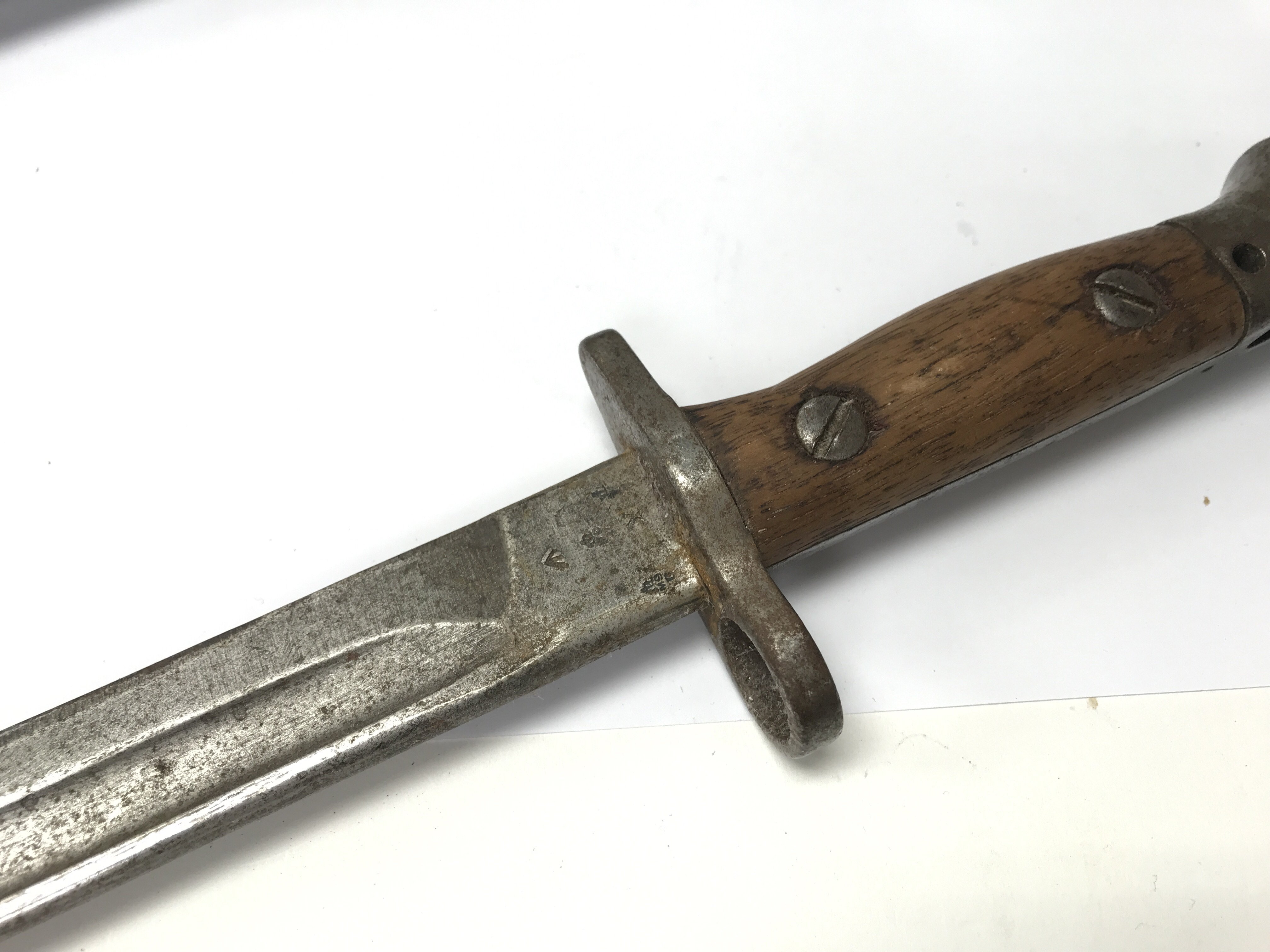 A First World War bayonet.