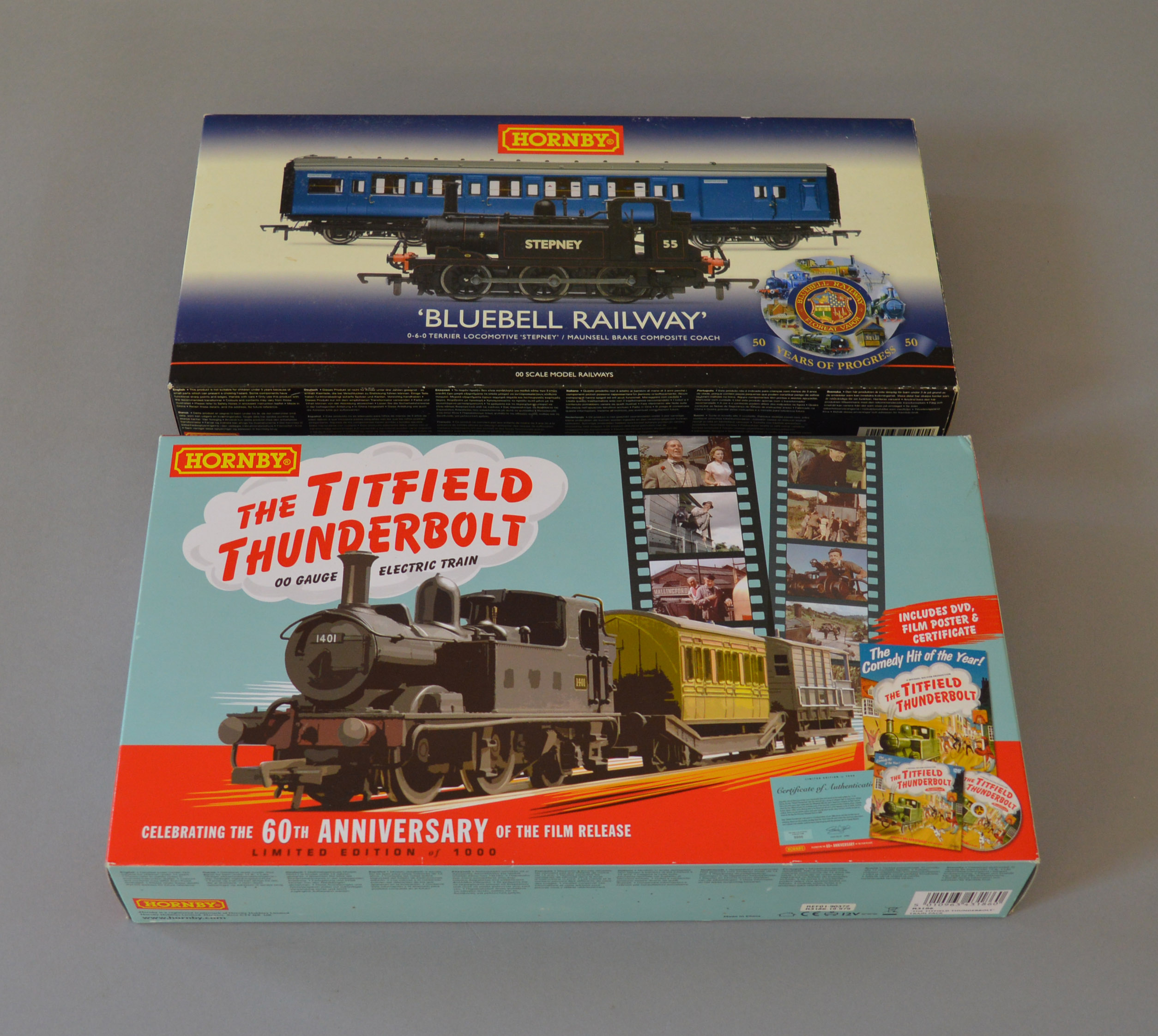 OO Gauge. Hornby. 2 x train packs. R.3186 Ltd Edition "The Titfield ...