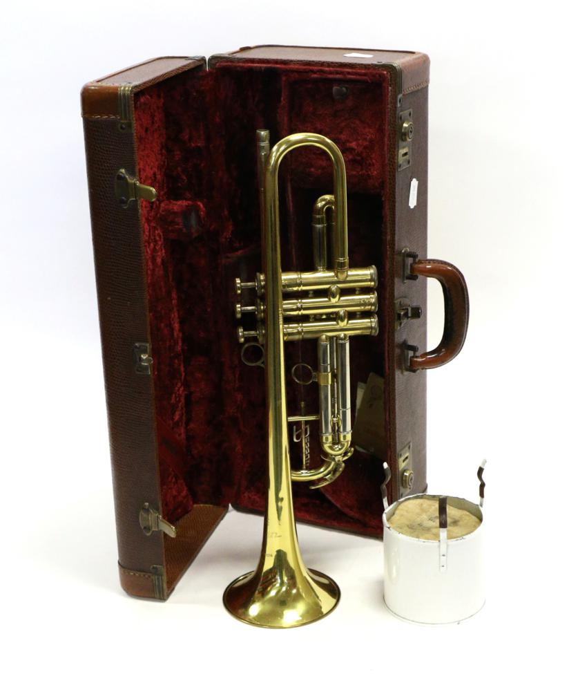Besson Class A New Creation Trumpet with two mouthpieces and a mute; in ...