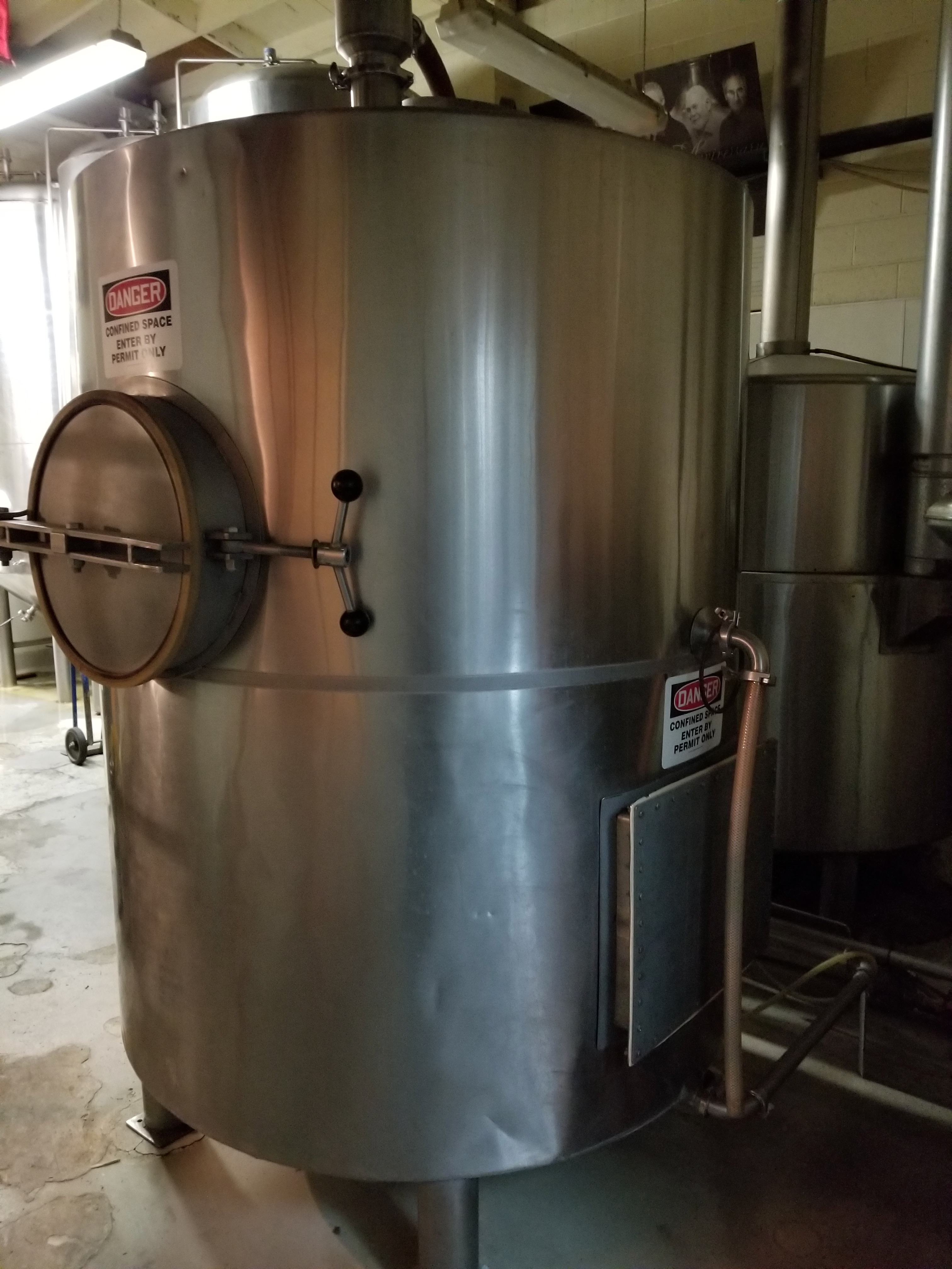 Complete Two-Tank 10 BBL Brewhouse; Brew Tank: 10'-0" OA Height, 5'-10 ...