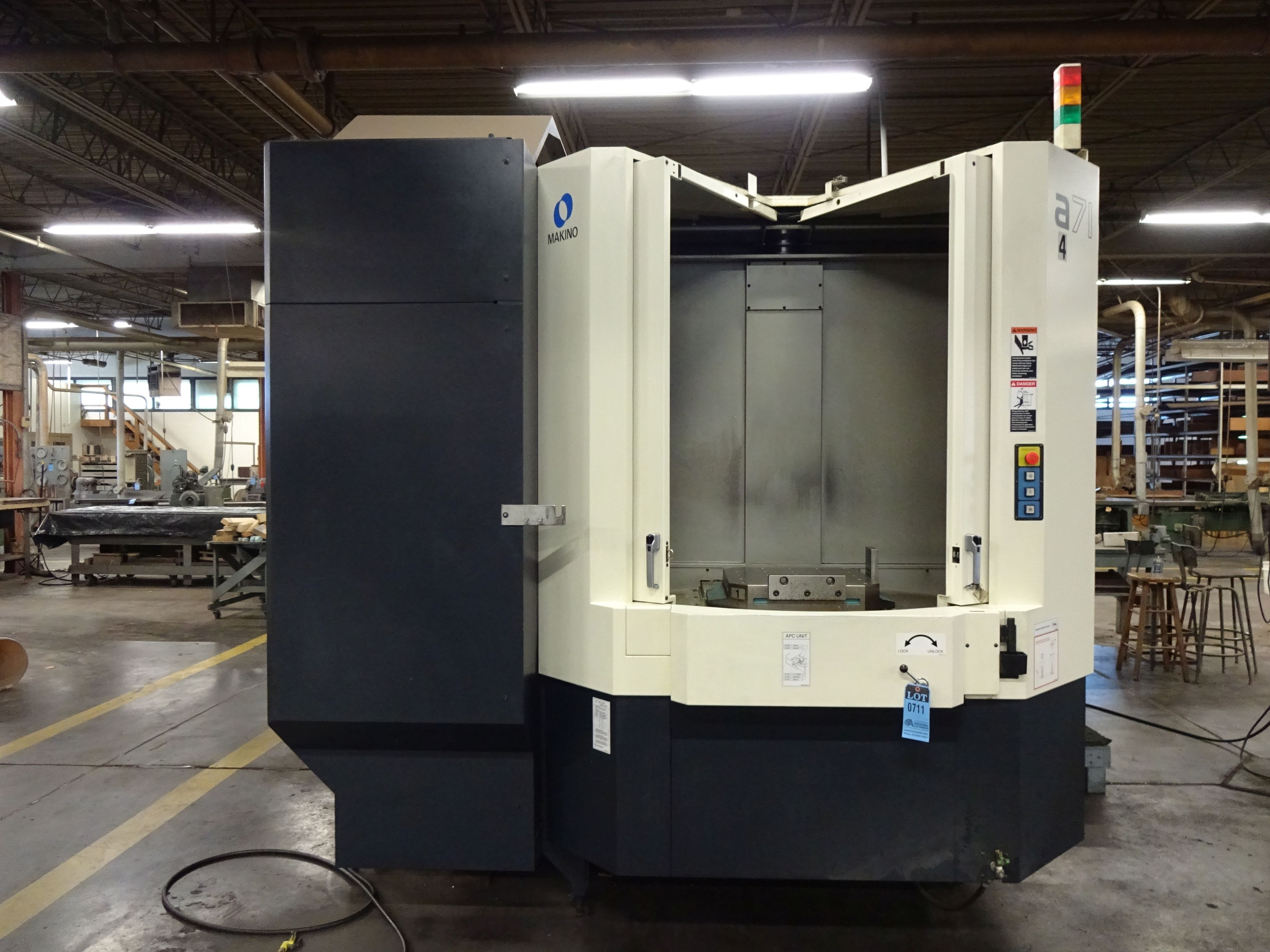 MAKINO MODEL A71 CNC TWO-PALLET HORIZONTAL MACHINING CENTER; S/N 790 ...