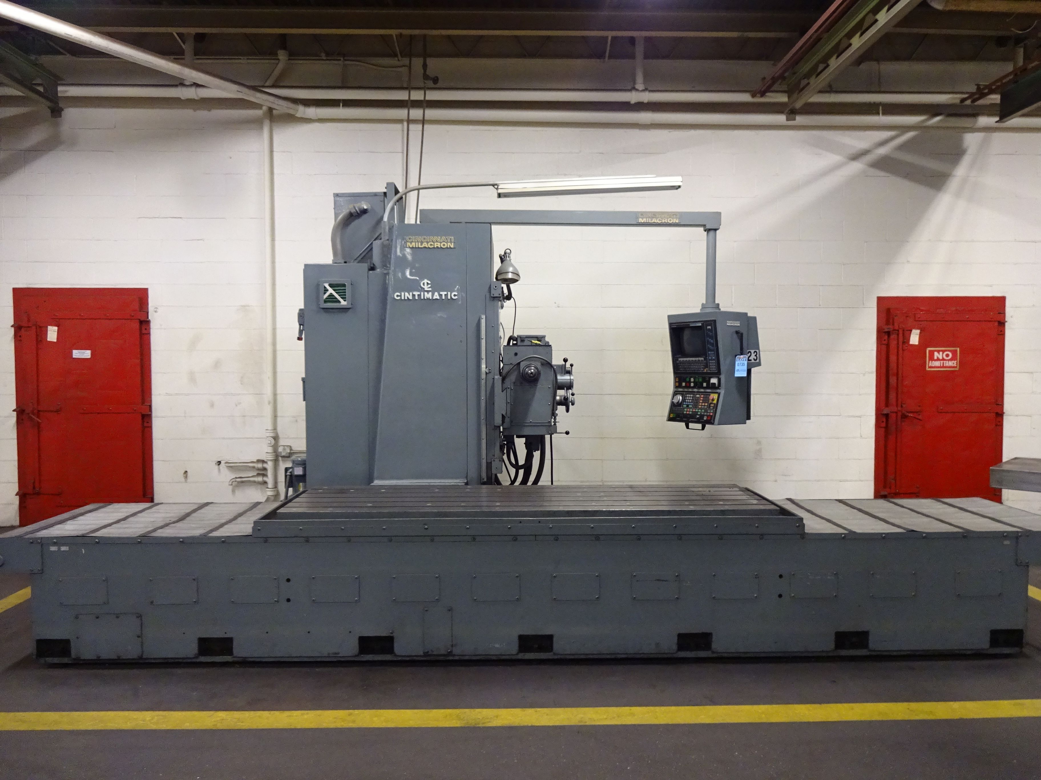 CINCINNATI MODEL 2H-100 CNC HORIZONTAL MACHINING CENTER; S/N ...