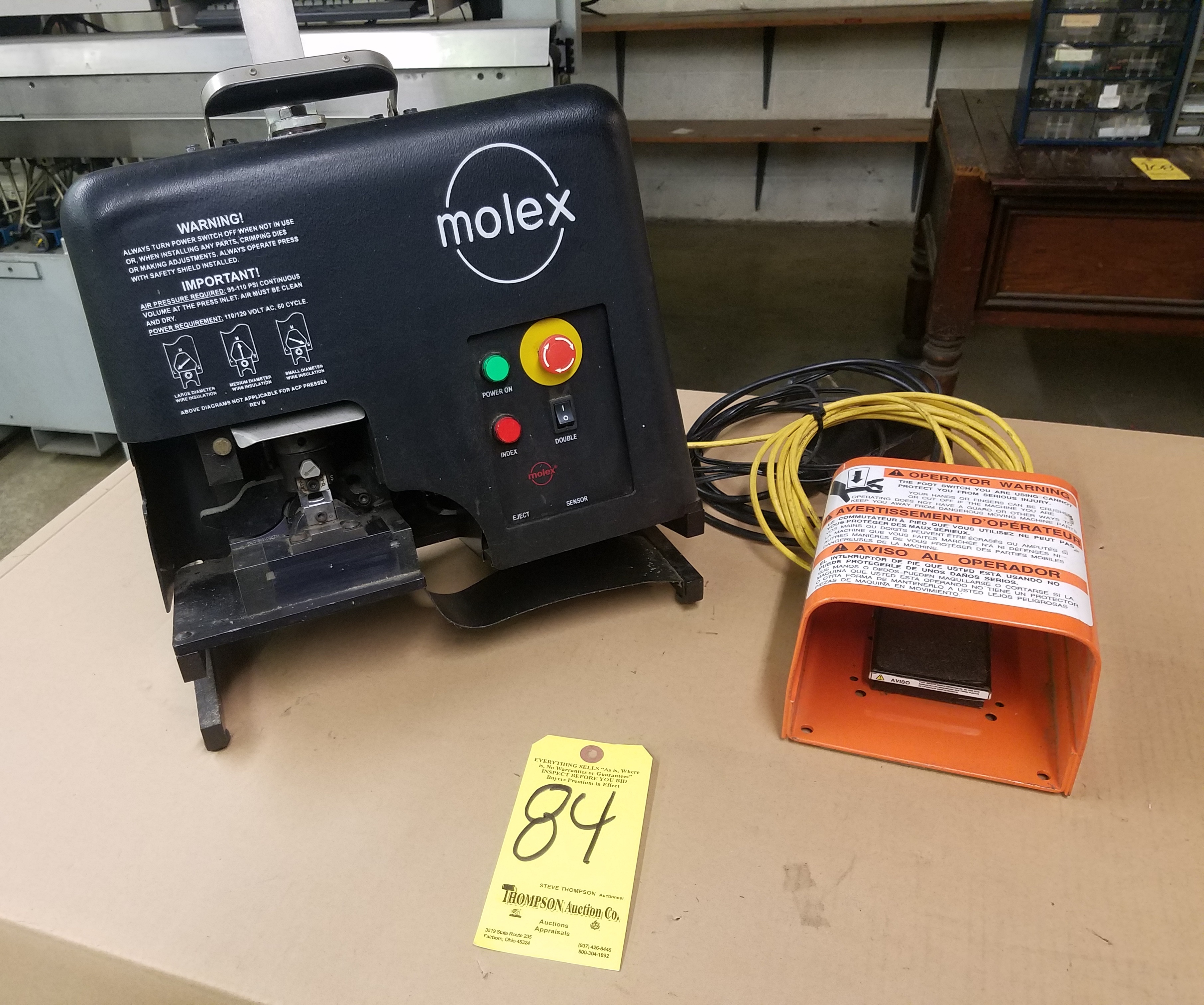 Molex Model ATP-301 Air Tape Crimp Press