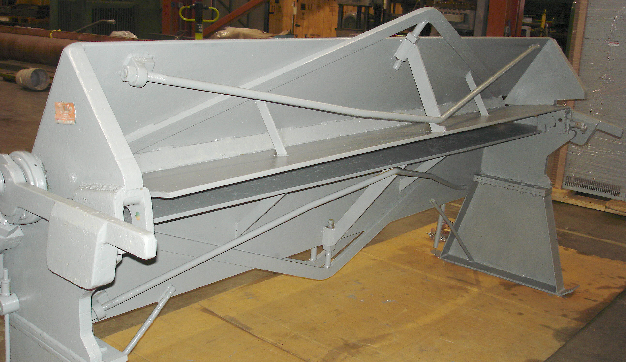 Chicago S-812 Hand Brake, s/n 306721, Apron Brake 12 Gauge, Size 8 Ft ...
