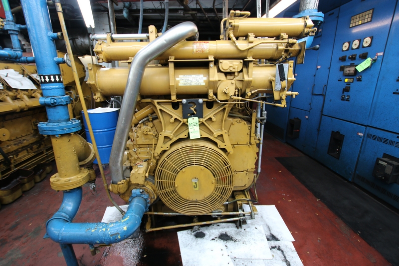 Caterpillar 16-Cylinder Diesel Generator, Engine Model 3516D, S/N ...