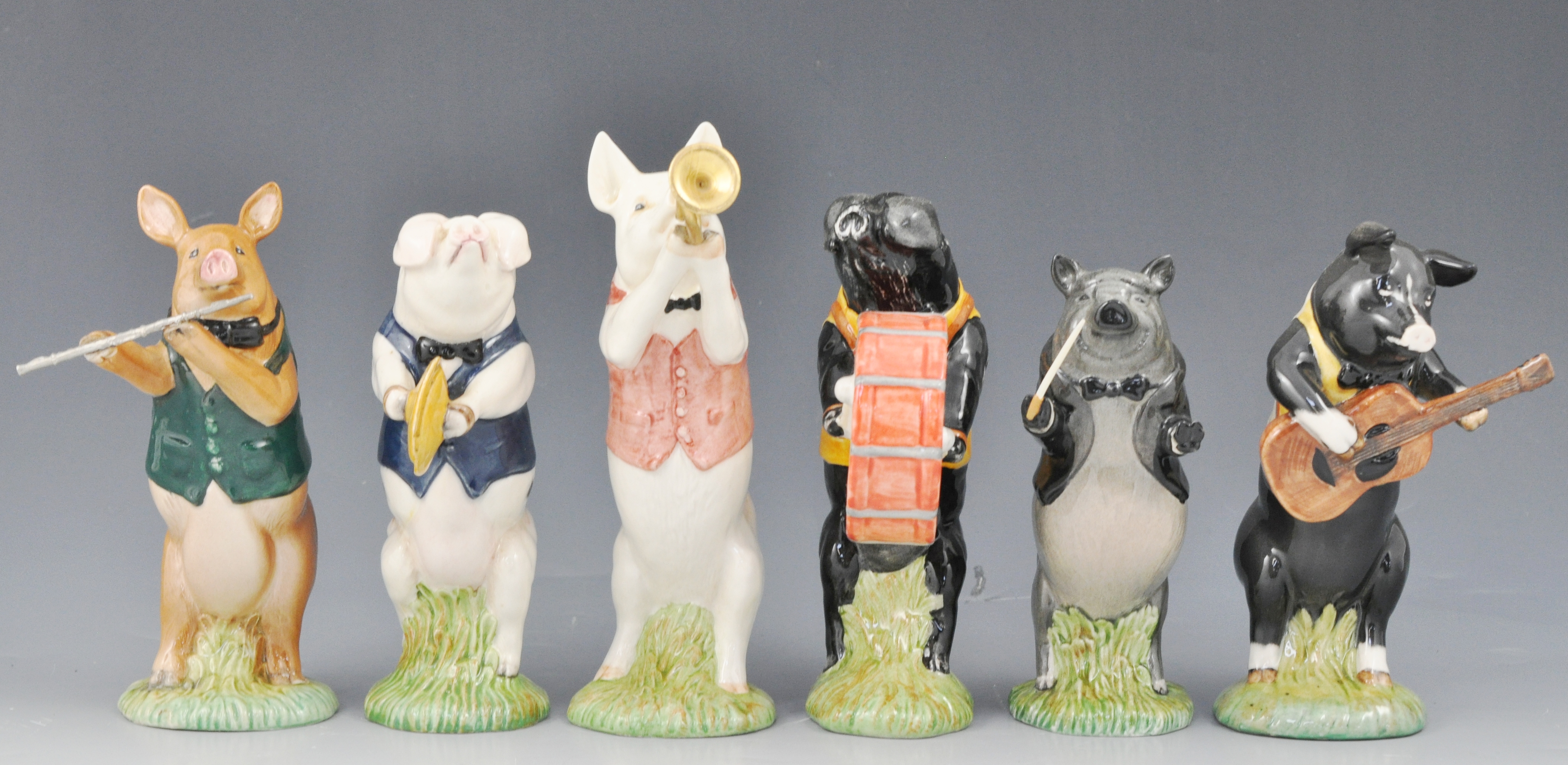 Beswick Pig Band: George, Michael, Christopher, Matthew, Benjamin ...