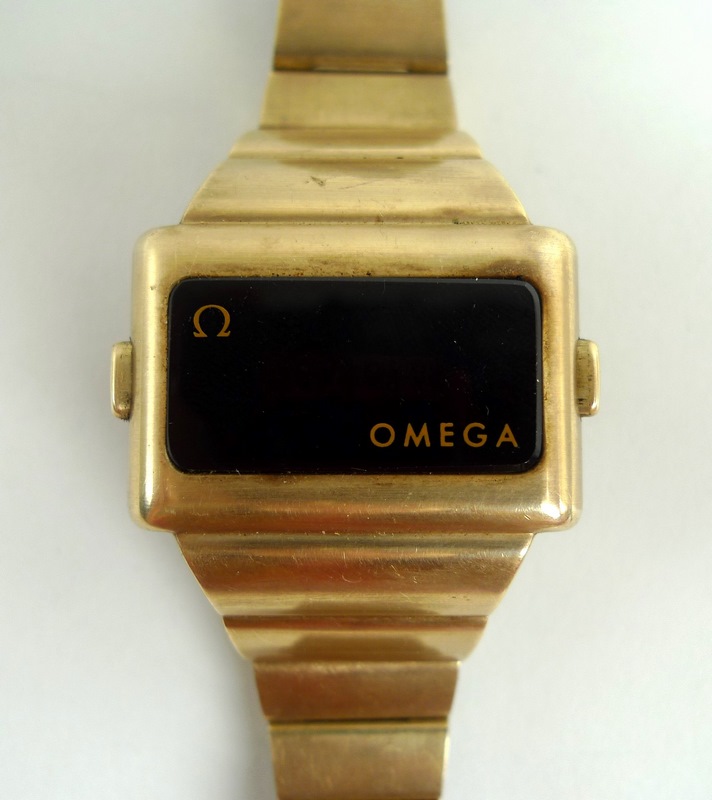 An Omega Time Computer 2 (TC2) gentleman's wristwatch, circa 1975, gold ...