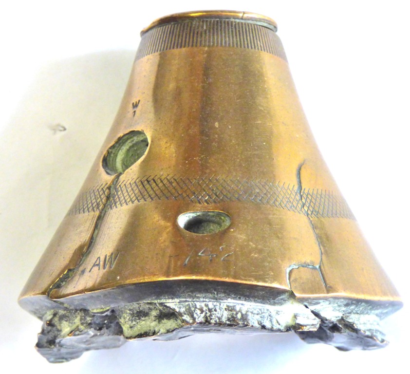 British WWII Relic Fuzes, a cap from a 25 Pounder No. 199 fuze and a No ...