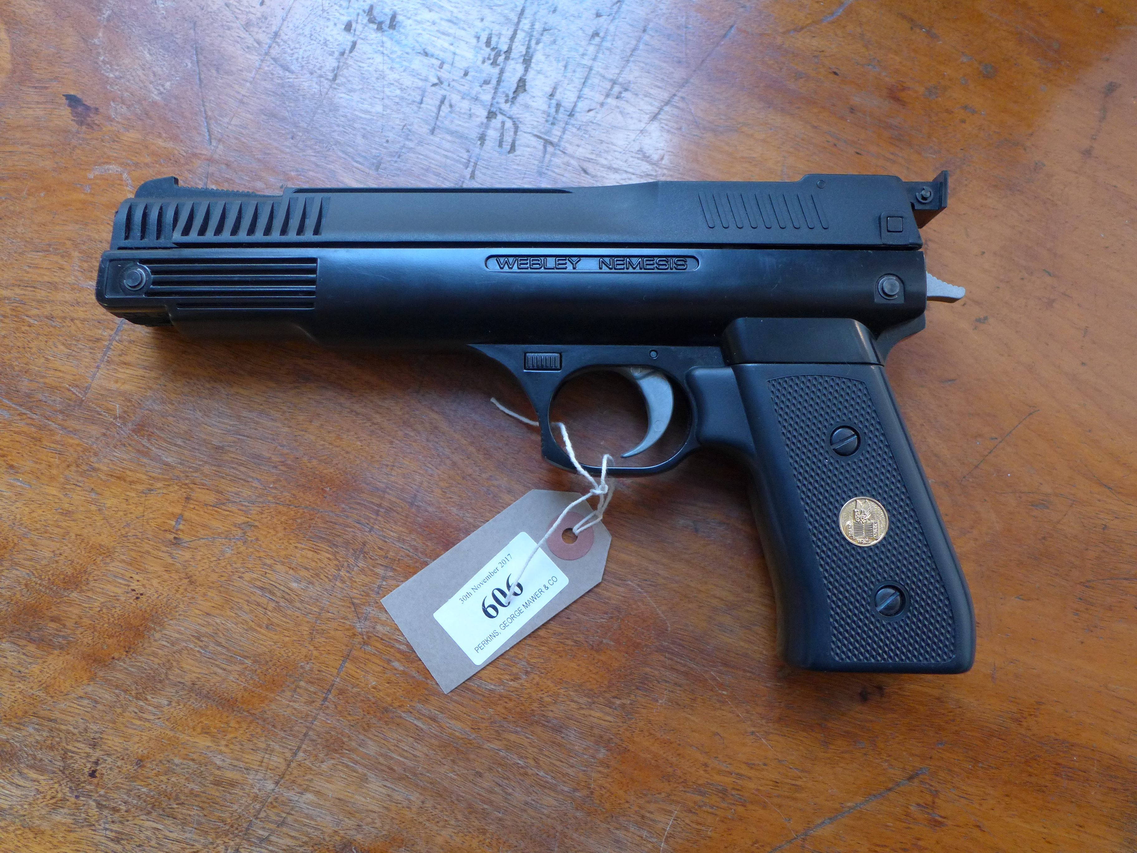 Webley 'Nemesis' .177 caliber air pistol