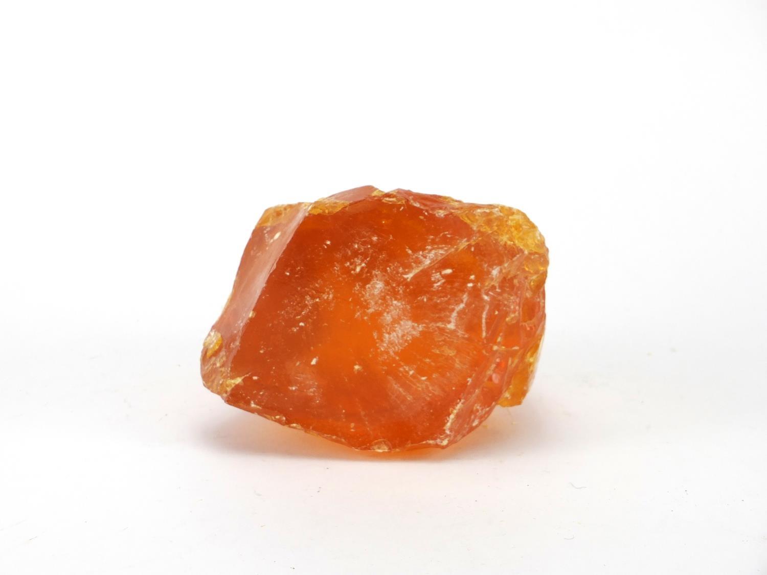 Large block of amber resin, 11cm high x 14cm wide : For Further ...