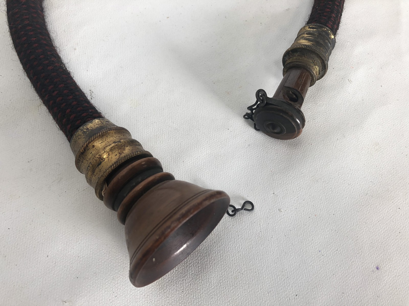 A veteran speaking tube with whistle.