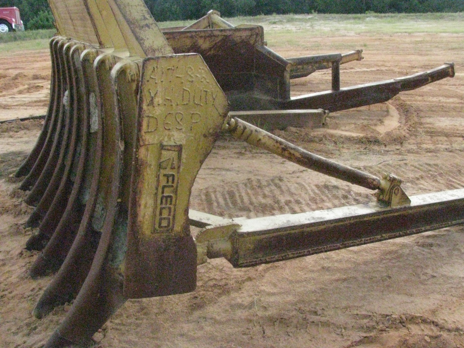 Fleco rake for D6 Dozer