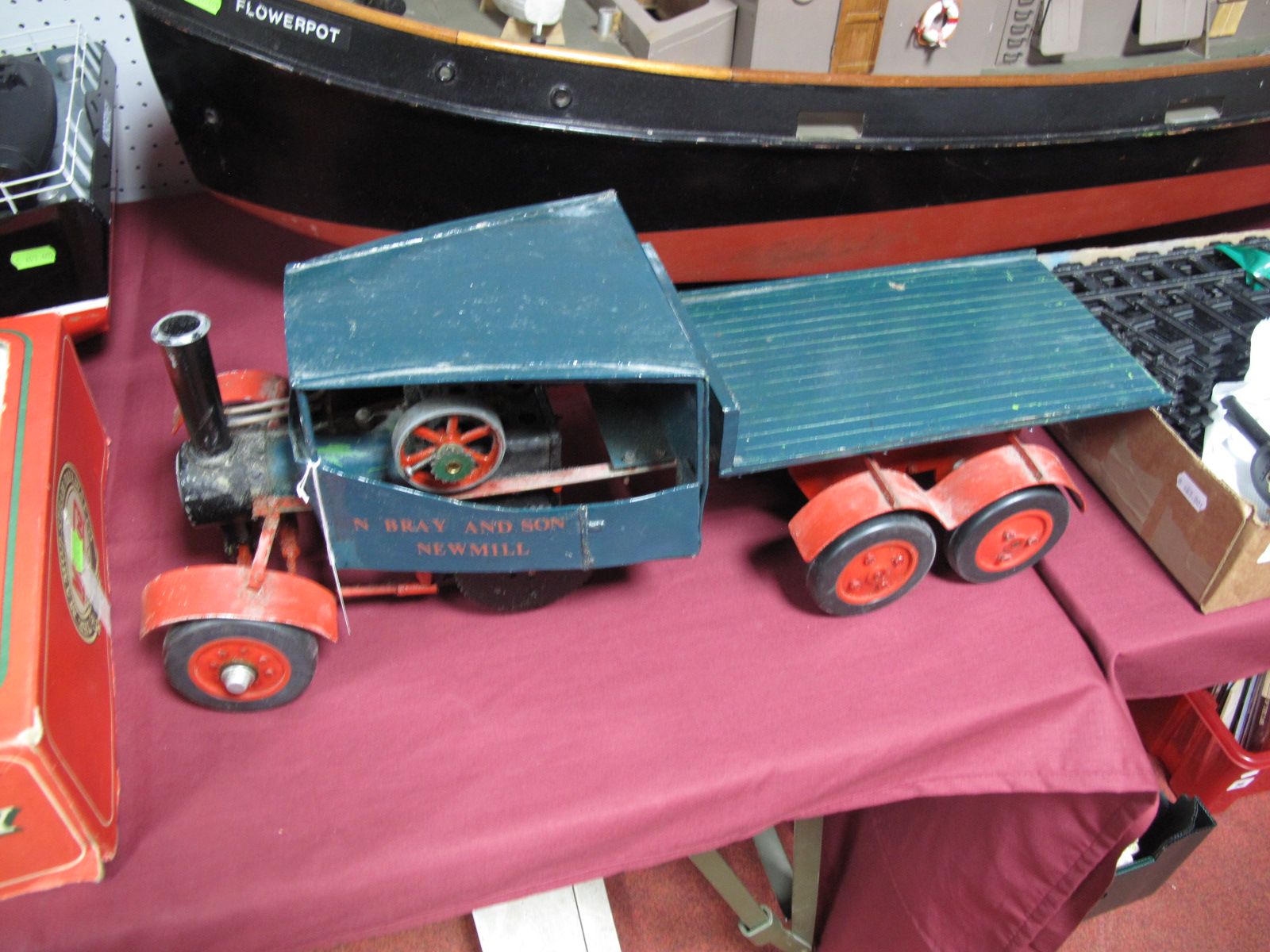 A Highly Modified Mamod TE1 Live Steam Traction Engine, remodelled as a ...