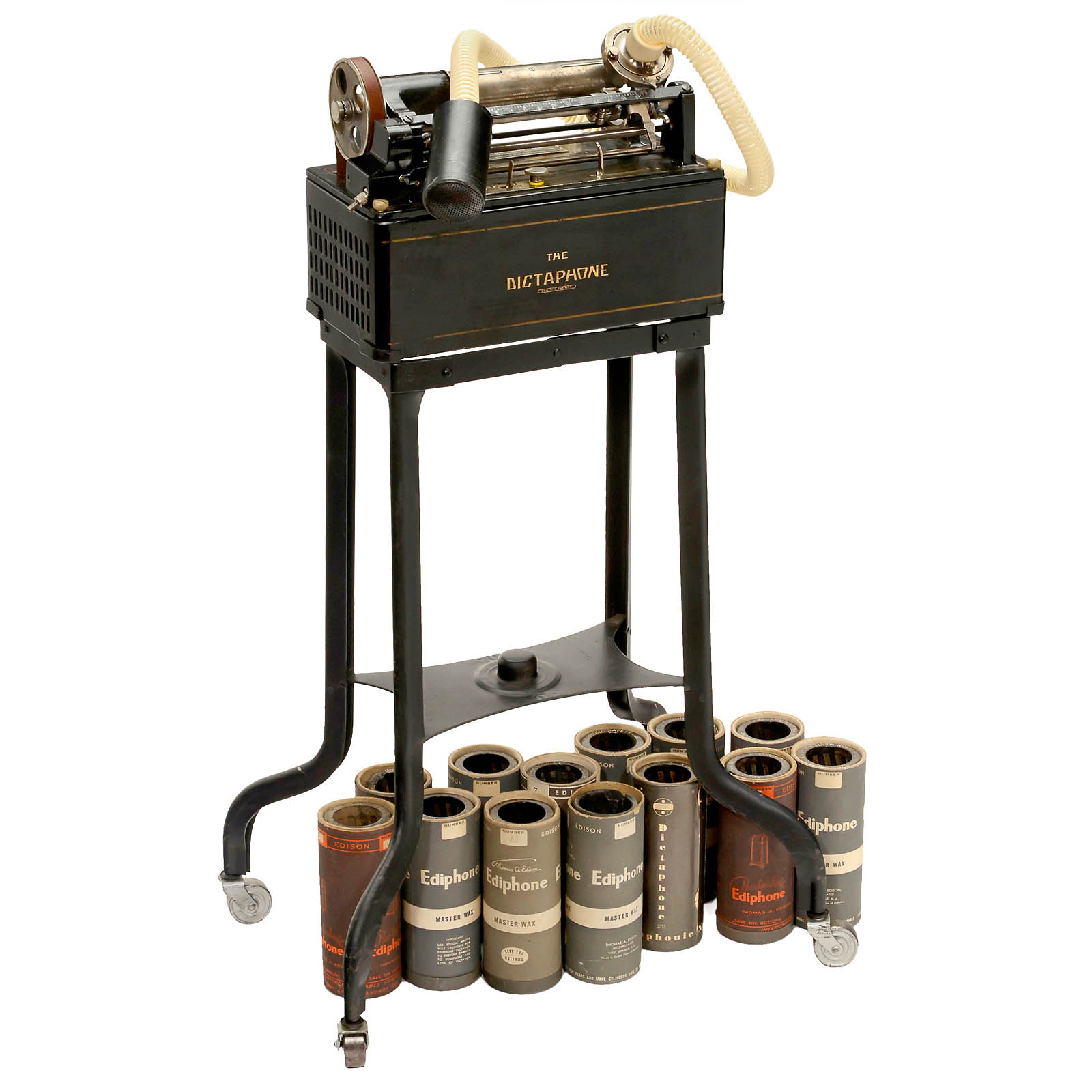 "Dictaphone" Type X Dictating Machine, c. 1915 Electric motor drive ...