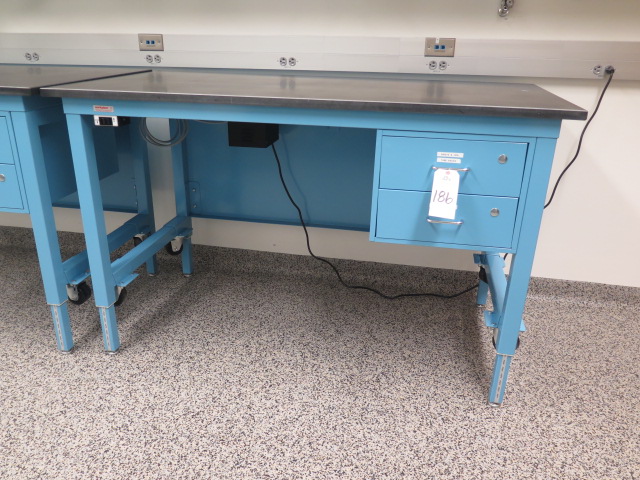 Workplace Modular Bench Systems 30" x 60" Motorized Elevating Work ...