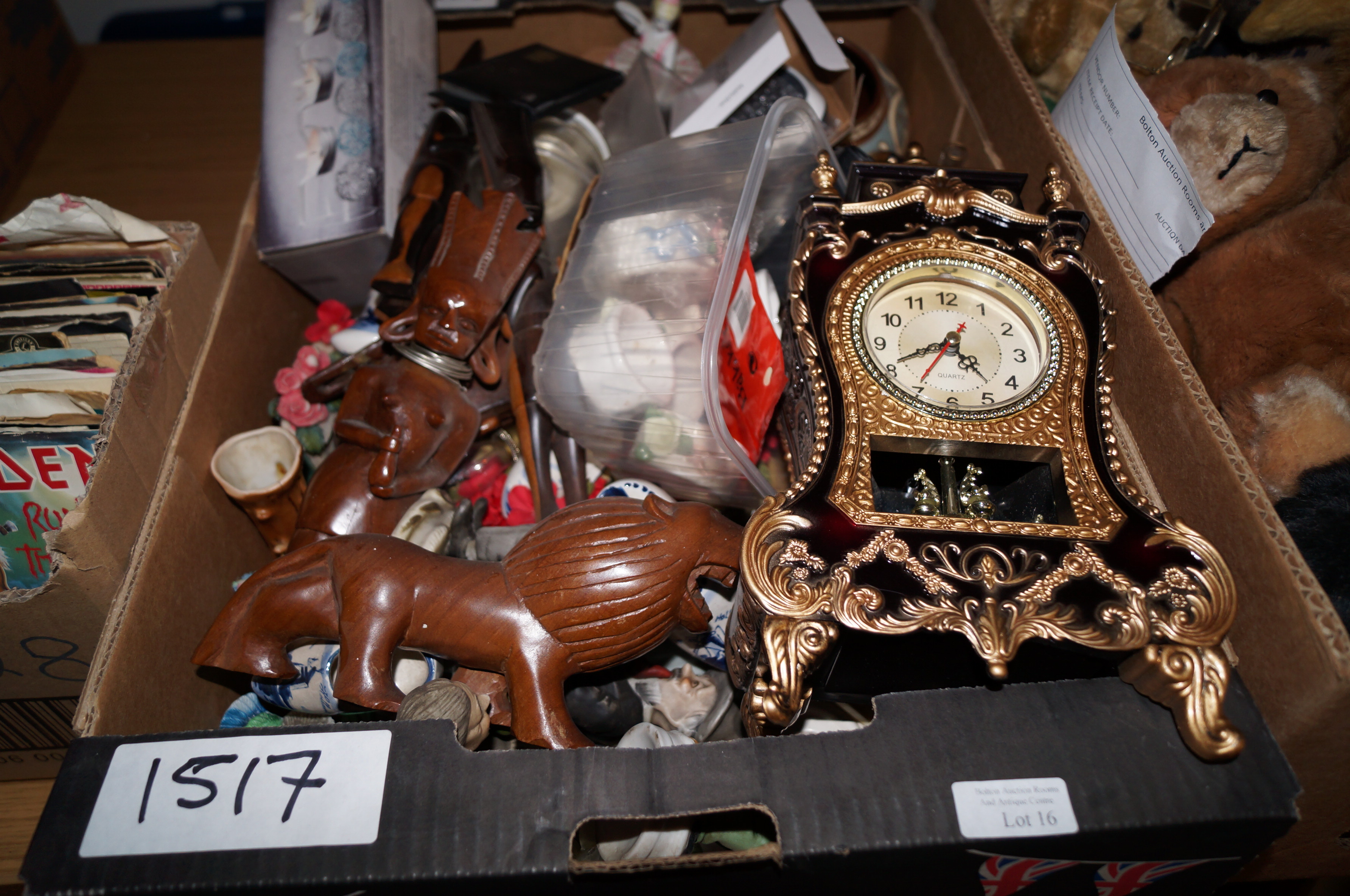 A box of small collectables