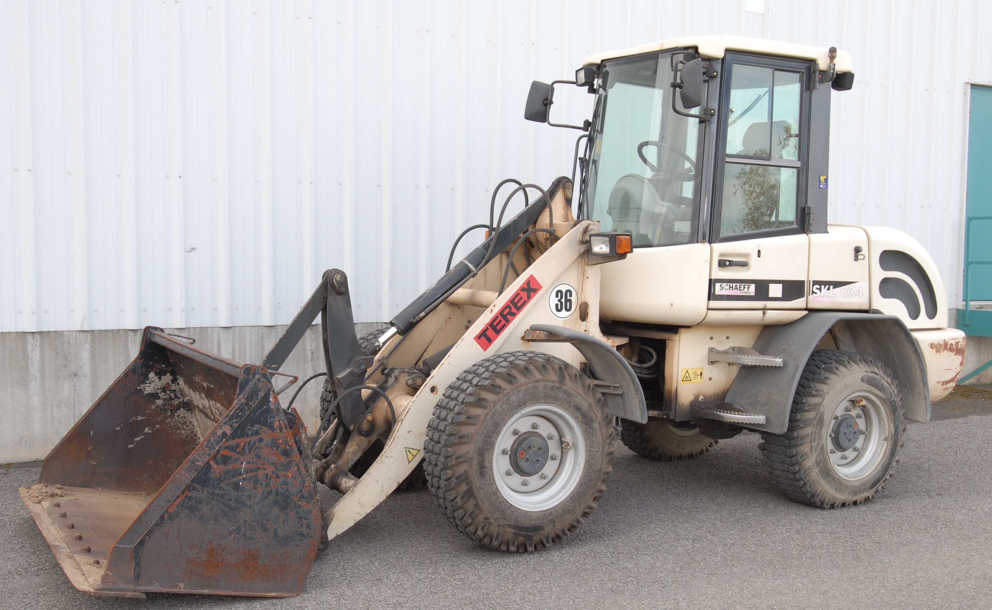 TEREX SKL-834 ARTICULATING FRONT END WHEEL LOADER WITH DEUTZ F4M2011 ...