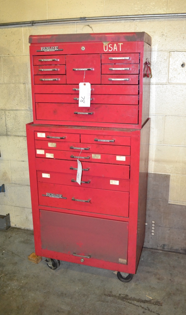 Remline Pro Series Mobile Tool Chest, Top Box Has 10 Drawers, Bottom ...