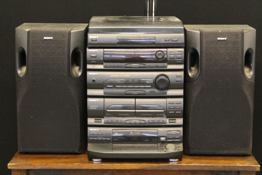 SONY - a Sony music system to include the stereo system (HCD-N355), a ...