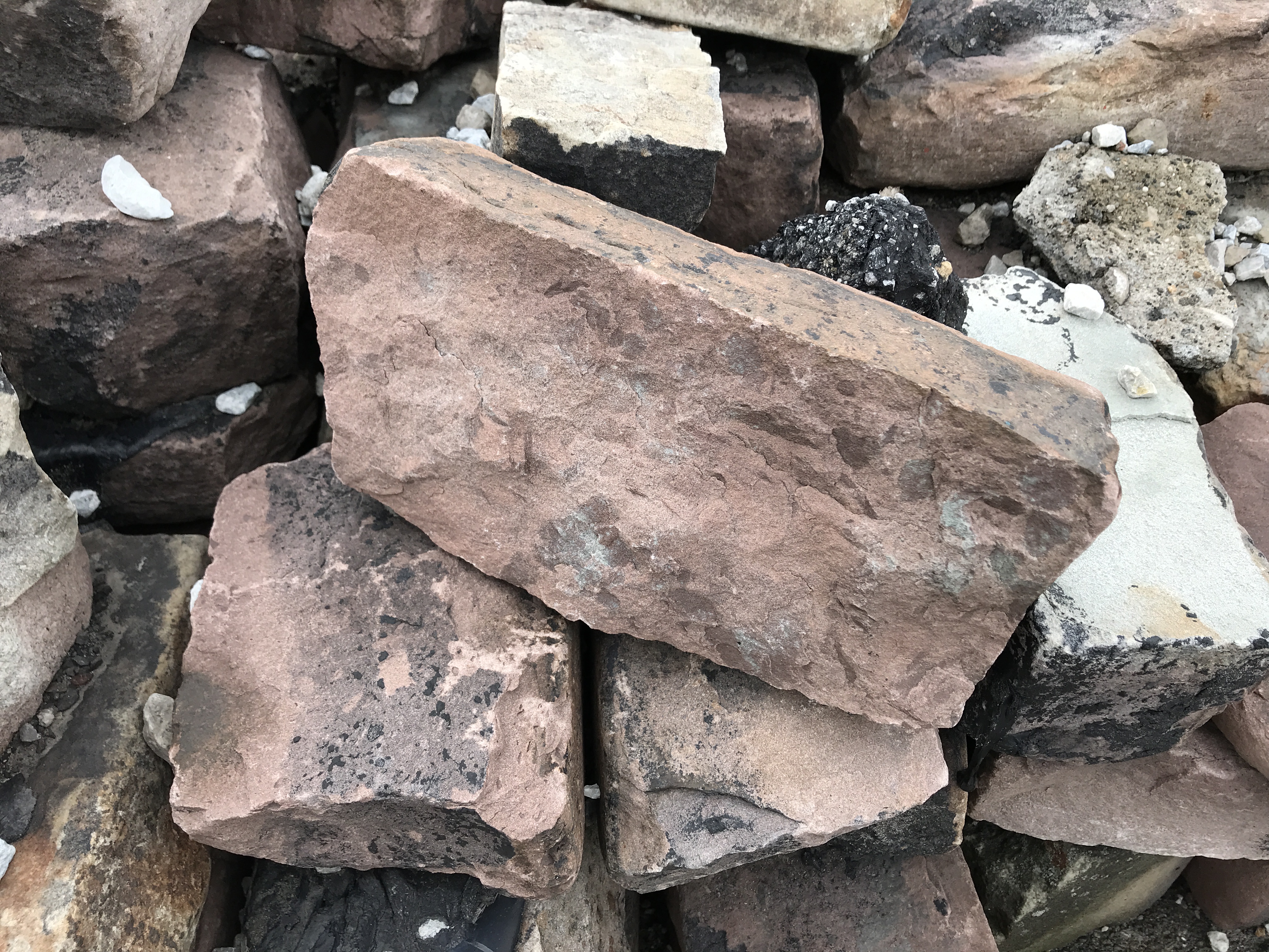 Lot of Cobblestones on Skids original street cobbelstones used in ...