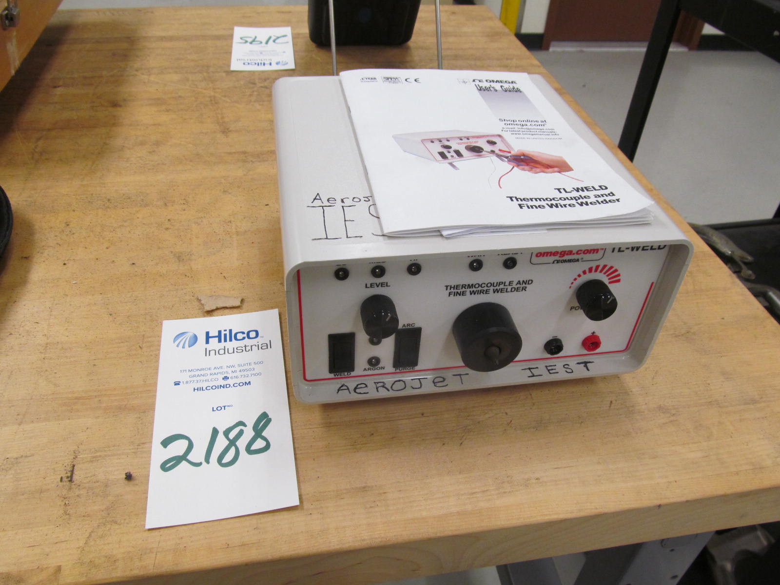 Omega Model TL-Weld Thermocouple / Fine Wire Welder, (Loc. Insp.)