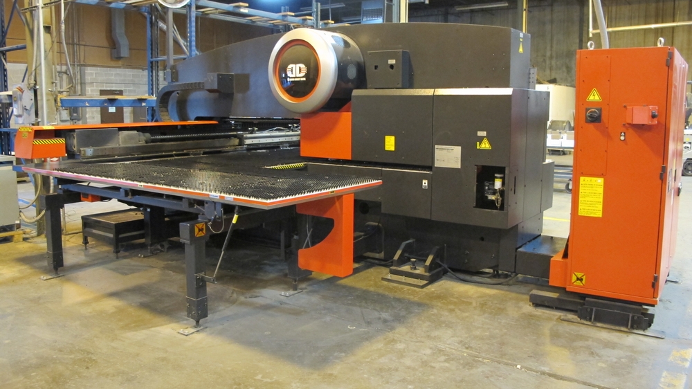 2011 AMADA, EM2510NT, CNC 22 TON SERVO-ELECTRIC TURRET PRESS with AMNC ...