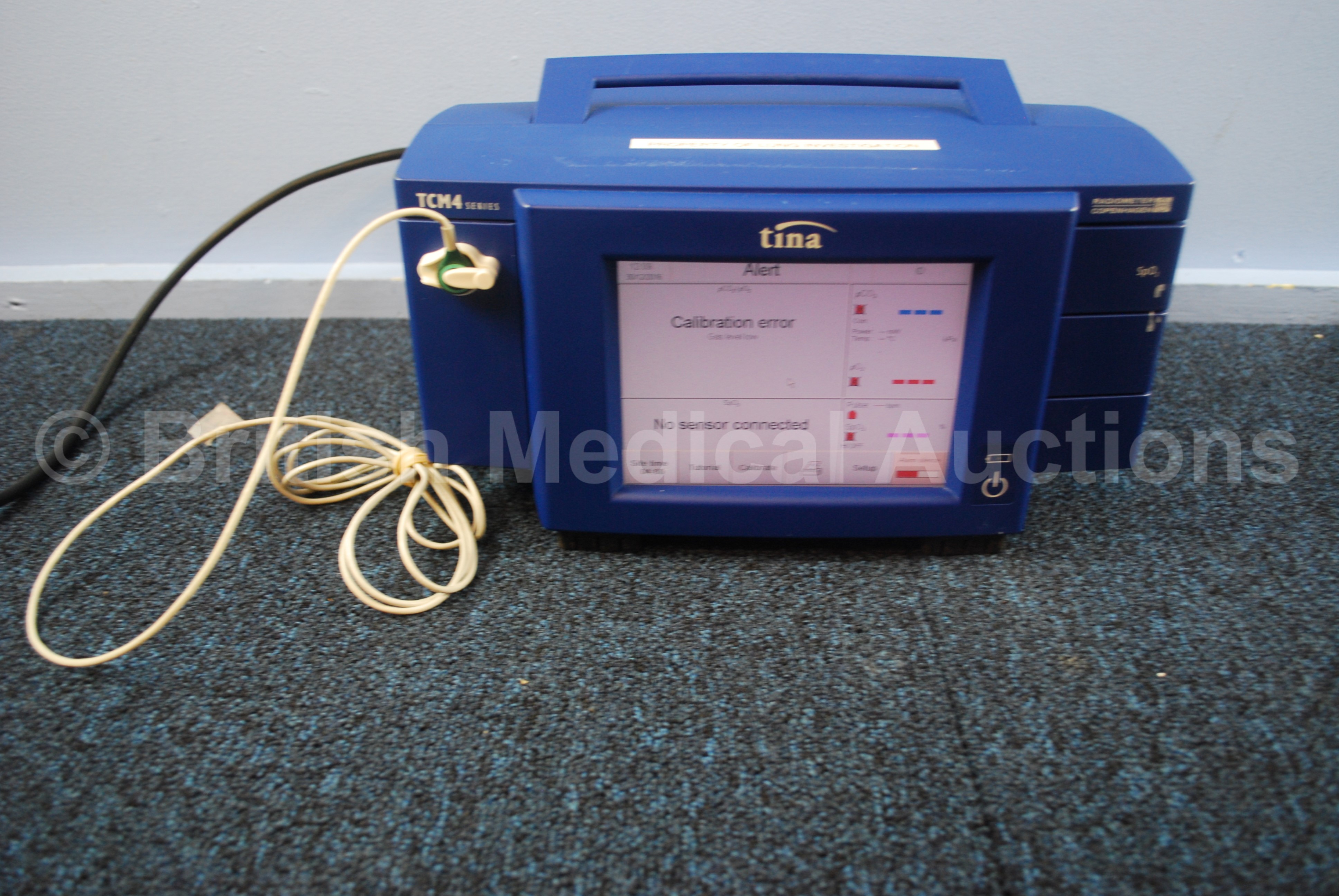 Radiometer Copenhagen Tina TCM4 Series Transcutaneous Monitor (Powers Up)