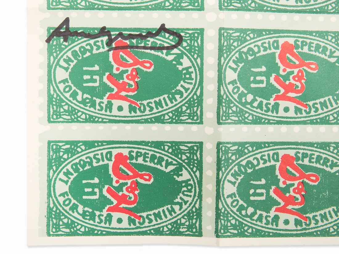 Andy Warhol, ‘S & H Green Stamps’, Offset Lithograph, 1965 Offset ...