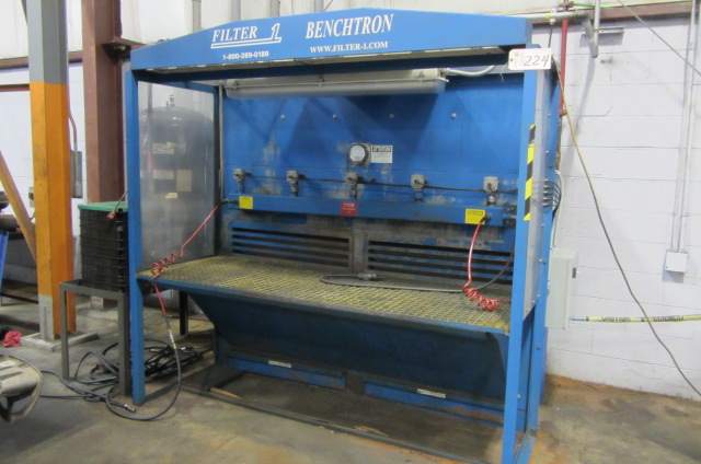 Benchtron Filter 1 Deburring Station with Down Draft Table