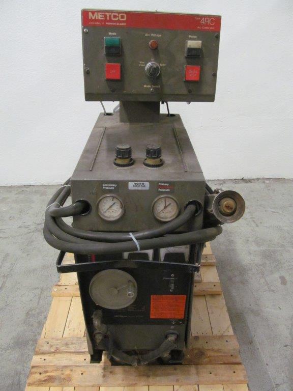 METCO (USA) ARC CONTROL UNIT TYPE 4RC (METALIZER) C/W ARC SPRAY GUN ...