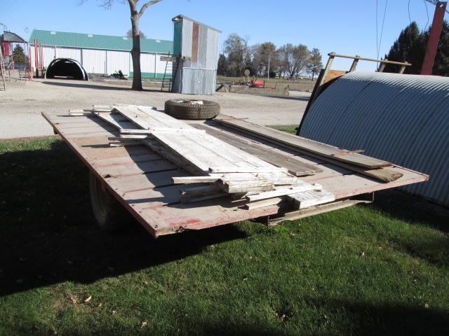 13’ HOMEMADE FLATBED TILT TRAILER