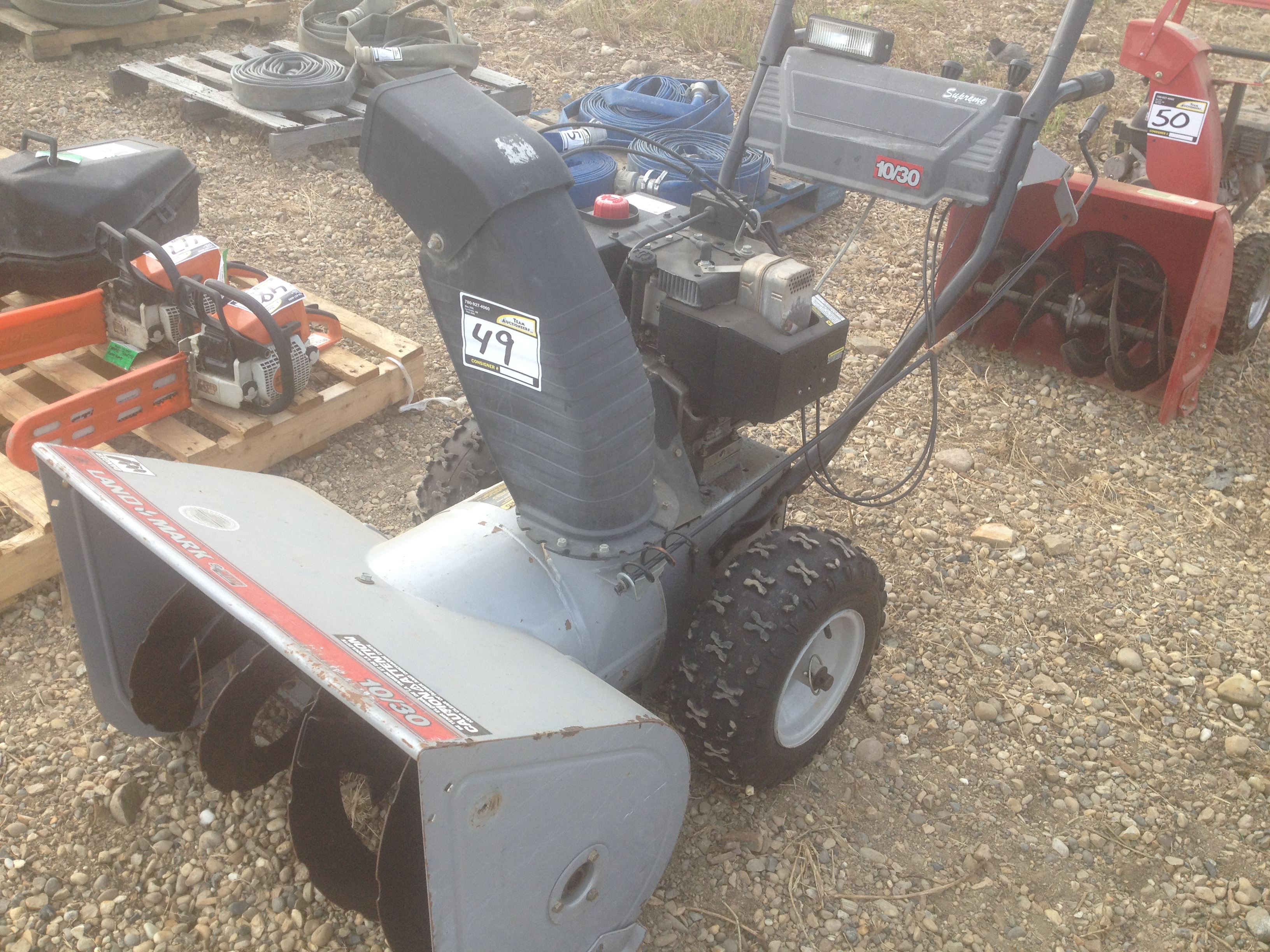 LANDMARK 10/30 SNOW BLOWER 10HP,30"