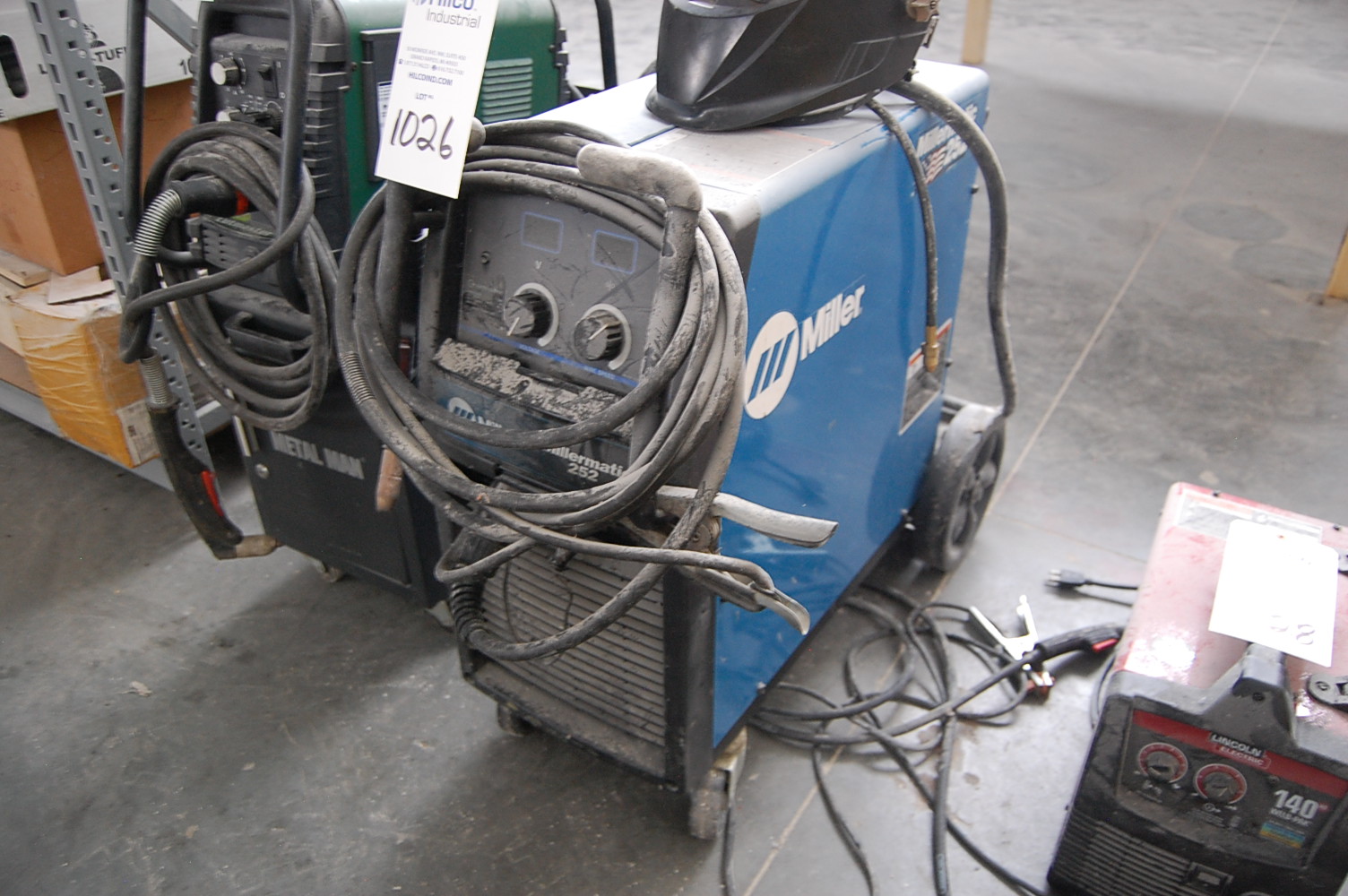 Miller Model Millermatic 252 200-Amp Welder, Serial Number: ME390609N ...