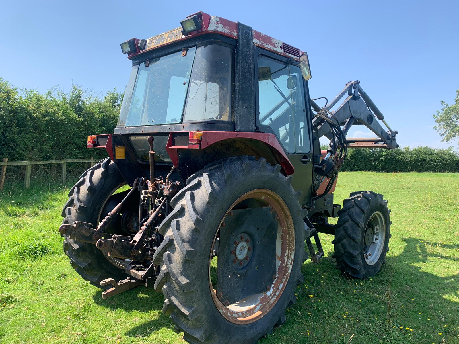 Case 885XL 4WD Tractor with Trima Loader Starts first time runs ...