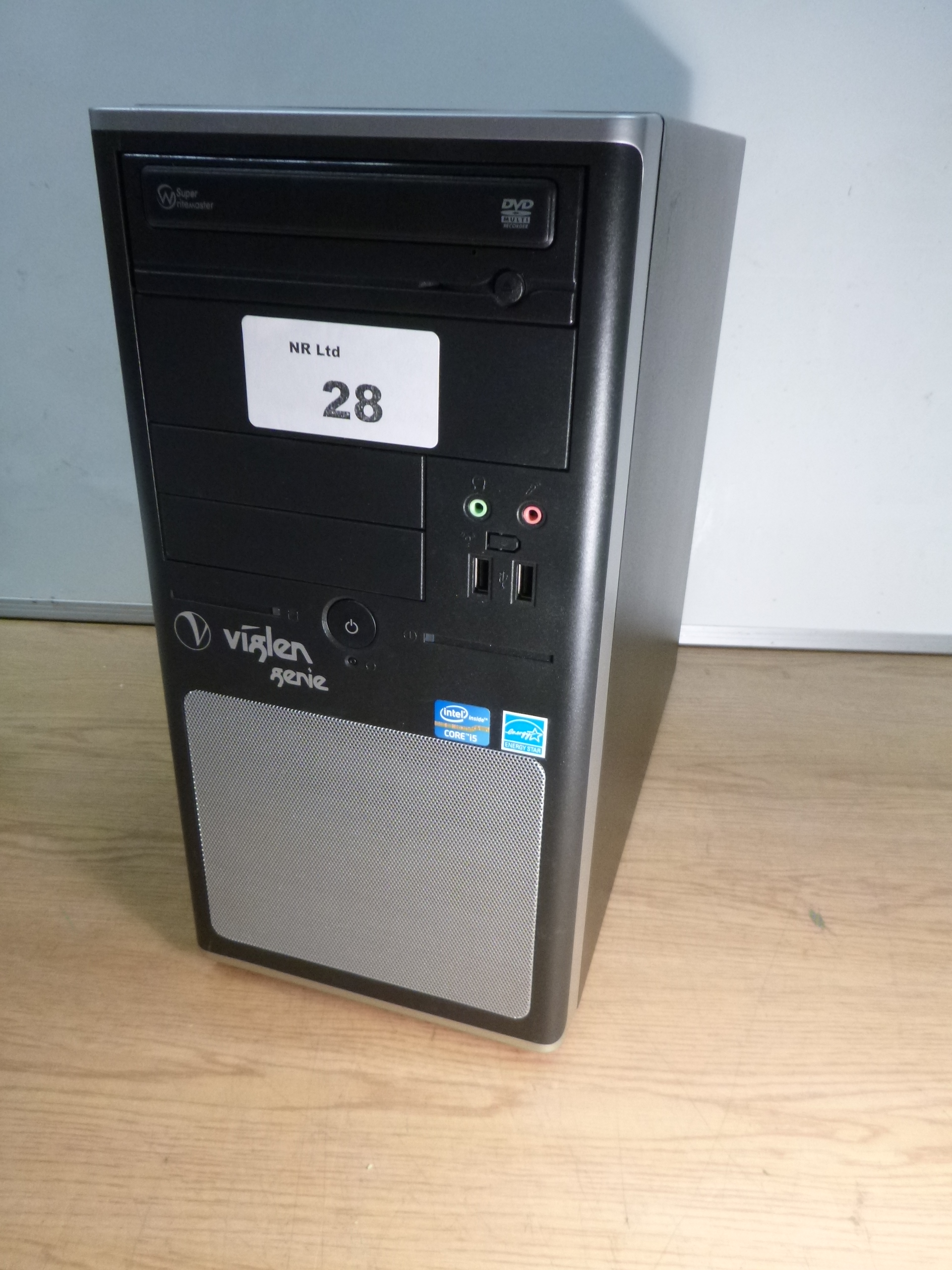 VIGLEN GENIE COMPUTER. CORE i5 3.20GHZ PROCESSOR, 4GB RAM, 250GB HDD ...