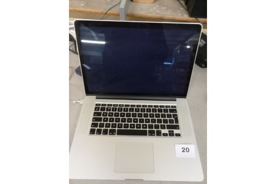APPLE MACBOOK PRO MODEL A 1398. CORE i7 2.3GHZ PROCESSOR, 8GB RAM. NO ...