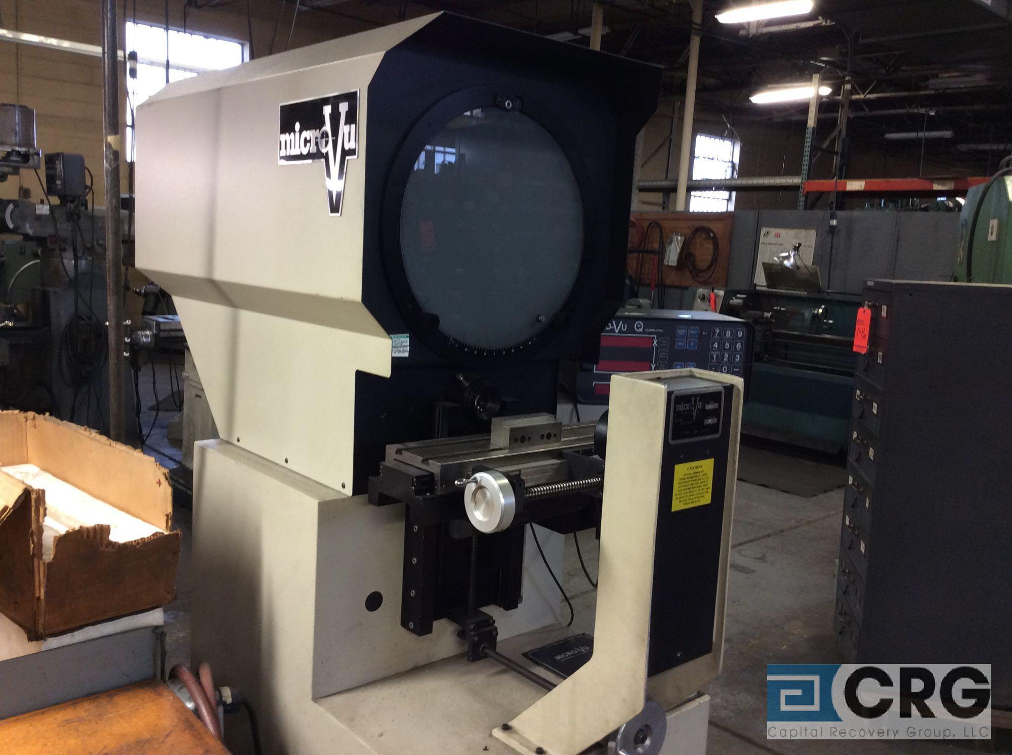 Micro-Vu 14 inch optical comparator, model S-14, serial 5175, with ...