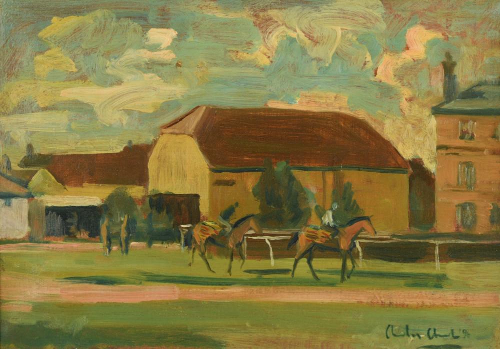 § Charles Church (British, b. 1970) Morning exercise signed and dated ...