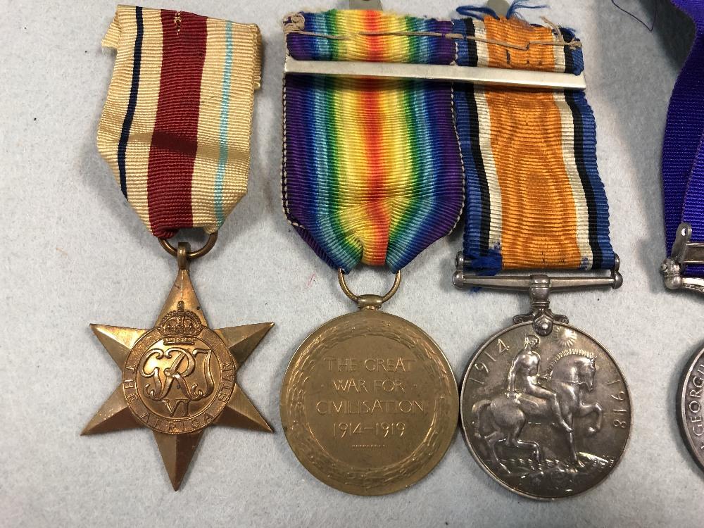 Eight various Great War and Second World War medals, including two ...