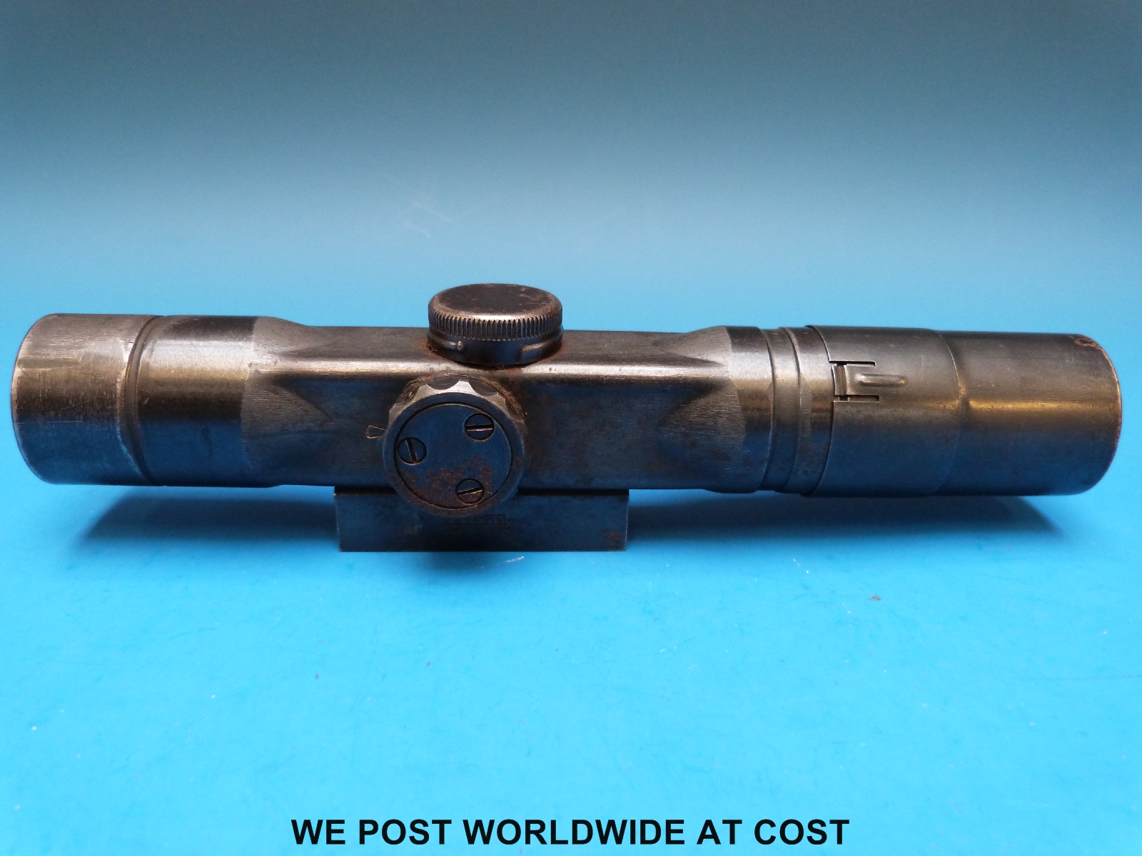 A German WWII GW (Gewehr) ZF4 sniper scope by DOW (Optitechna) stamped ...