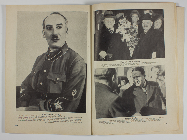 "THE ETERNAL JEW"Rare anti-Semitic publication, "Der Ewige Jude" ("The ...