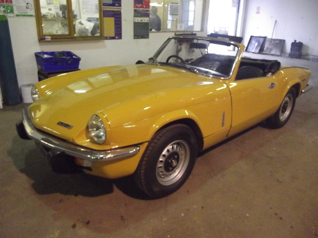 A 1971 Triumph Spitfire Mk IV, registration number BAC 778J, Saffron ...
