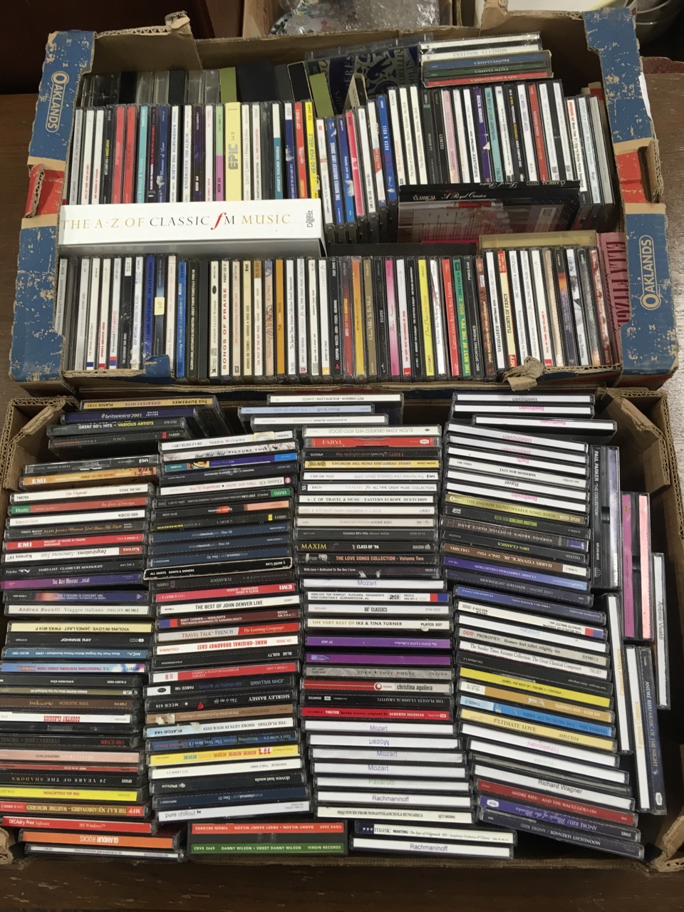 A large collection of CDs - pop, classical, collections, boxed sets ...